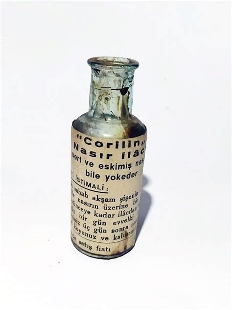 Corilin Nasır Ilacı Cam şişe