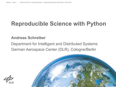 Reproducible Science With Python Pptx