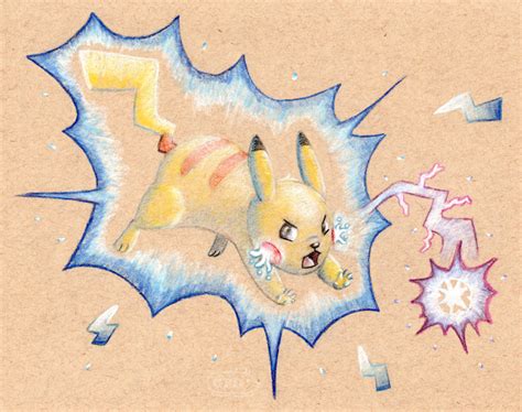 Pikachu Used Thunder Jolt — Weasyl