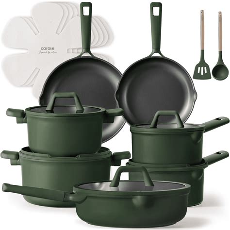 Carote 18 Pcs Nonstick Cookware Sets Non Stick Pots And Pans Set