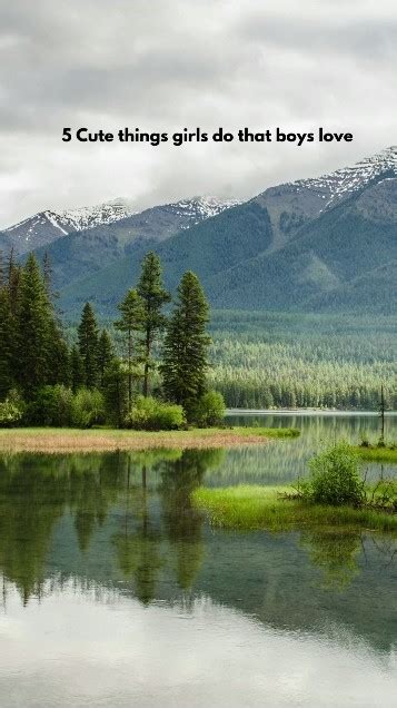 5 Cute Things Girls Do That Boys Love Youtubeshortsvideos