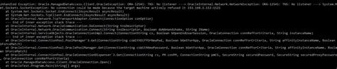 Net Failed To Connect Oracle11g Using C Code Locally Stack Overflow