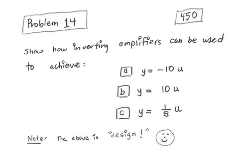 solved problem 14show how inverting amplifiers can be usedto
