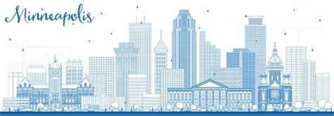 Page 3 Minneapolis Skyline Vector Art Icons And Graphics For Free