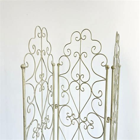 【楽天市場】パーテーション スクリーン アイアン ホワイト シャビー アンティーク調 おしゃれ 間仕切り フレンチシャビー 衝立 スクリーン