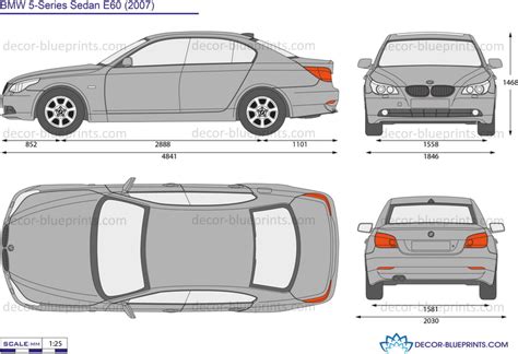 Bmw 5 Series E60 Dimensions Exact Measurements And Key Specs