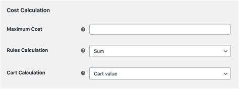 Flexible Shipping Shipping Method Cost Calculation