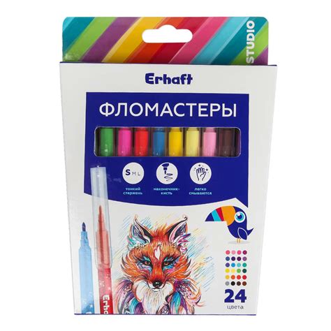 Набор фломастеров Erhaft 24 цвета KR971587-24 KR971587-24 купить по ...