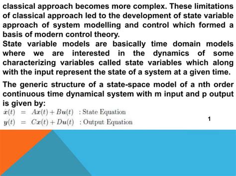 Discrete State Space Model 9th And10th Lecture Ppt