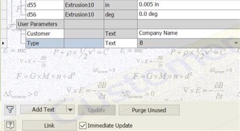Quick Tip Parameter Driven Text Inventor Official Blog