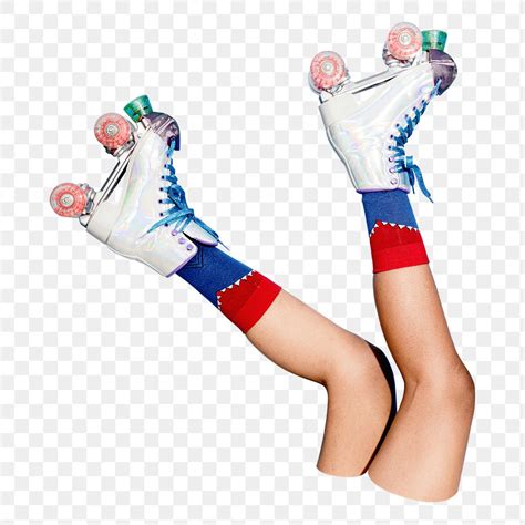 Png Feminine Legs Roller Skates Premium Png Rawpixel