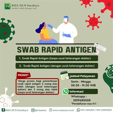 Swab Rapid Antigen Rsia Nun