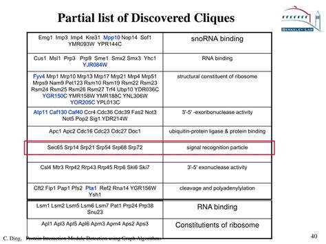 Ppt Protein Interaction Module Detection Using Matrix Based Graph Algorithms Powerpoint