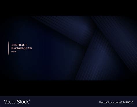 Abstract 3d Blue Paper Overlap Layer On Dark Vector Image