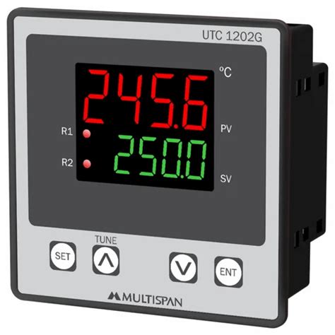 Multispan Temperature Controller UTC 1202G4 Digit Dual Display Dual Output At 1000