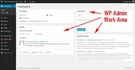 Wordpress Beginners Tutorial The Wordpress Dashboard Explained The Web Wizz Wordpress Guru