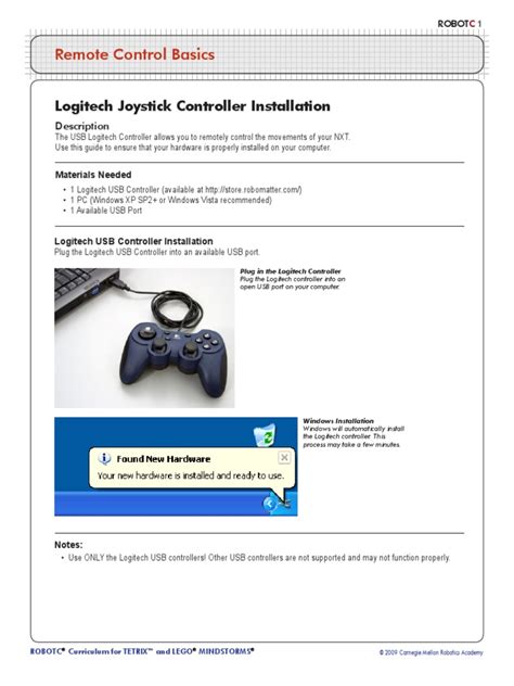 Install Joystick Controller Pdf Computer Hardware Computer