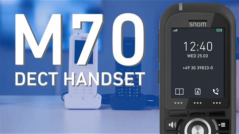 Unboxing Des Snom M70 Dect Telefons Snom Tv Youtube