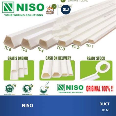 Jual Kabel Protektor Niso Tc 4 Kabel Duct Cable Duct Protector