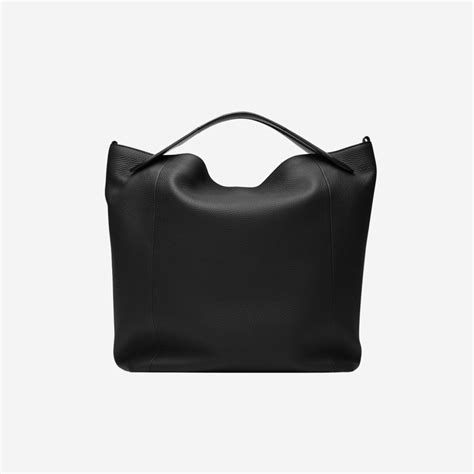 메종 마르지엘라 소프트 5ac 쇼핑백 블랙 Maison Margiela Kream