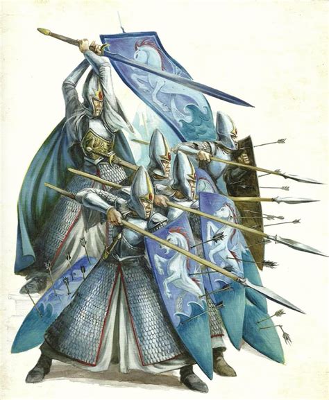 High Elf Spearmen Warhammer Fantasy Battle Warhammer Fantasy