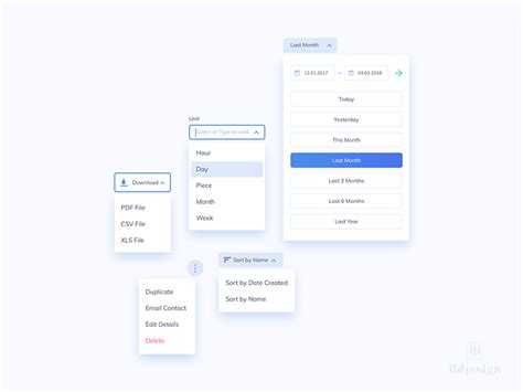 Dropdowns Ui Design Collection Ui Design Inspiration Web Design Ui