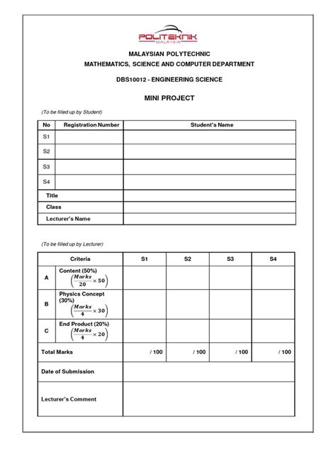 Mini Project Dbs10012 Sesi 1 2023 2024 Poster Pdf Concept Design