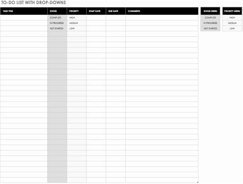 Excel Task Management Template Beautiful Free To Do List Templates In Excel Shooters Journal