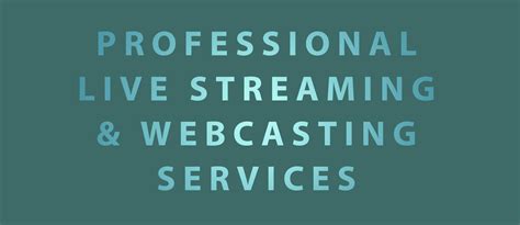 Professional Live Streaming Service Uk Weddings Corporate Events