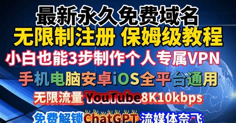 可以无限注册的永久免费域名可托管cloudflare Workers Pages自定义域绝佳选择 可以用于搭建最强免费vpn，搭建永久免费，无限流量的vless节点，一半tls加密一般不带