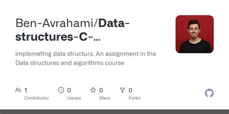 Github Ben Avrahamidata Structures C Implementation Implemeting