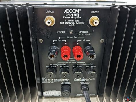 Adcom Gfa 555 Ii For Sale Us Audio Mart