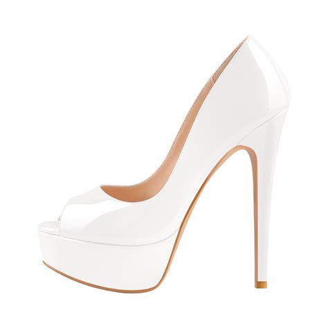 Peep Toe Platform Stiletto High Heel Pumps Onlymaker