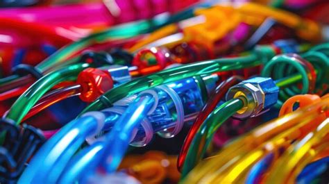 Automotive And Manufacturing Industry Plastic Connectors Ai Generated Images Premium Ai