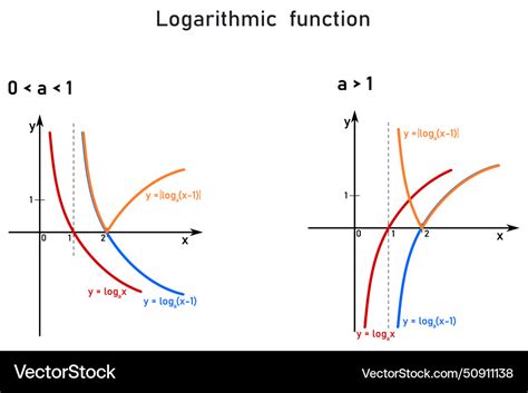 An Example Of A Logarithmic Function Royalty Free Vector