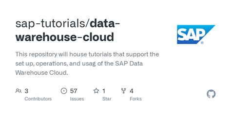 Issues Sap Tutorials Data Warehouse Cloud GitHub