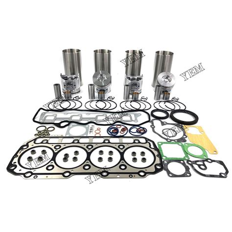 Cylinder Liner Kit With Gasket Set For Yanmar 4tnv94 Engine Parts