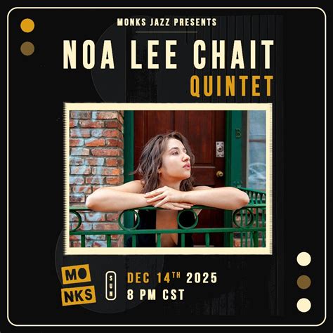 Noa Lee Chait Quintet 501 Pedernales St Bldg 2e Austin Tx United