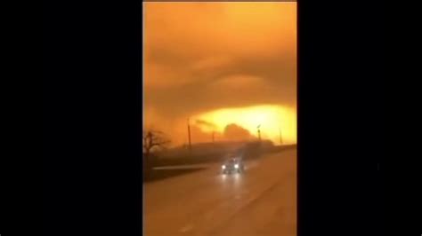 Massive Thermobaric Explosion In Cherkasy Youtube