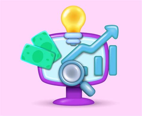 3d Illustration Of Business And Finance In The Concept Of Data Analysis Or Online Business And