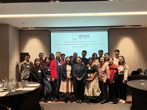 Language Institute Cmu Hosts Workshop To Enhance Thai Language Teaching Skills For Foreign