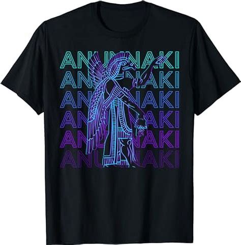 Anunnaki Sumerian God Ancient Deity Retro Anunnaki T Shirt