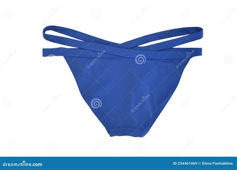 Beach Blue Women S Bikini Panties Isolated On White Background Element