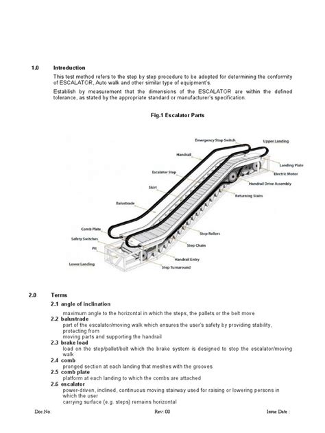 Escalator And Moving Walks Test Method Dood Download Free Pdf