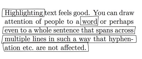 Tikz Pgf Cool Text Highlighting In LaTeX TeX LaTeX Stack Exchange