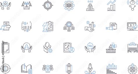 Cloud Data Line Icons Collection Storage Backup Security Scalability Accessibility