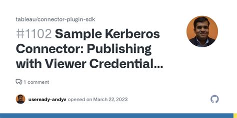 Sample Kerberos Connector Publishing With Viewer Credentials Does Not Work · Issue 1102