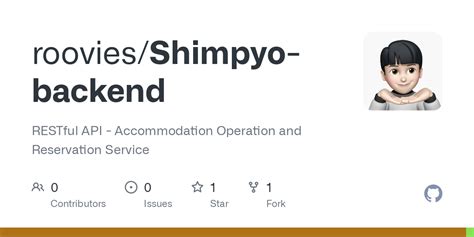 Github Rooviesshimpyo Backend Restful Api Accommodation Operation And Reservation Service