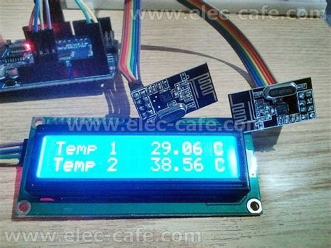 Multiple Nodes Nrf24l01 Wireless Temperature Ds18b20 With Arduino Uno