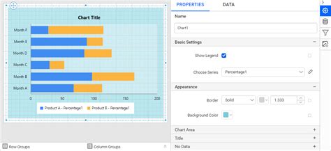 Stacked Bar Chart Bold Reports Web Report Designer